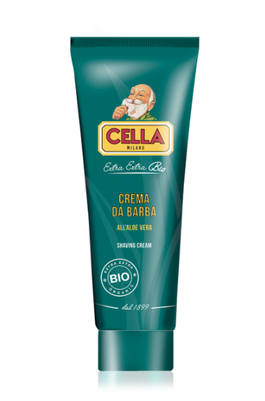 Cella Bio Organic Shaving Cream in Tube - The Classic Edge Shaving Store