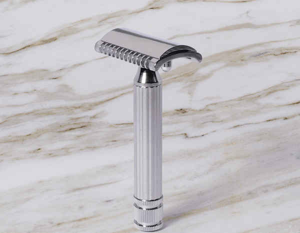 Fatip L'Ibrido Grande Chrome Classic Safety Razor, Hybrid Comb - The ...