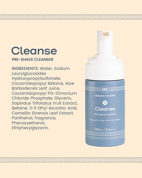Henson Cleanse Pre-Shave Cleanser - The Classic Edge Shaving Store