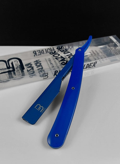 Level 3 Barber Razor with 100 Derby Single Edge Blades, Blue - The ...