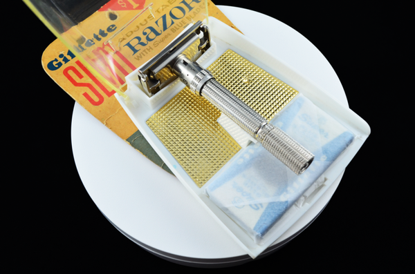 Gillette Slim Adjustable Safety Razor Super Blues - The Classic Edge ...