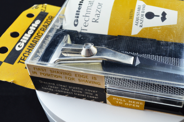 NOS Gillette Techmatic Safety Razor w/ Adjustable Razor Band - The ...