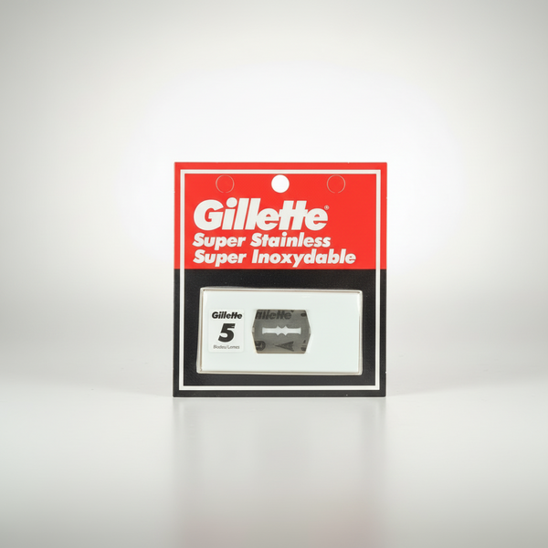 Gillette Super Stainless 5 pack NOS - The Classic Edge Shaving Store