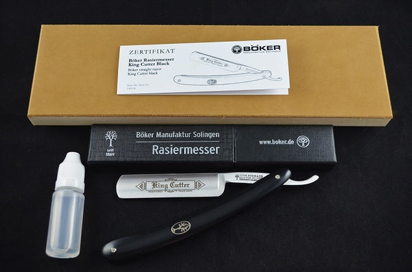 Boker King Cutter and Strop Set - The Classic Edge Shaving Store