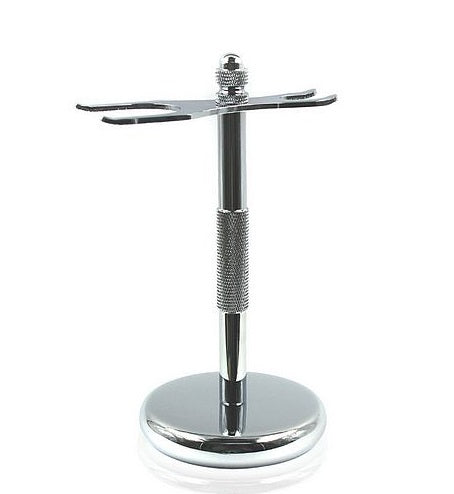 DE Safety Razor and Brush Stand - The Classic Edge Shaving Store