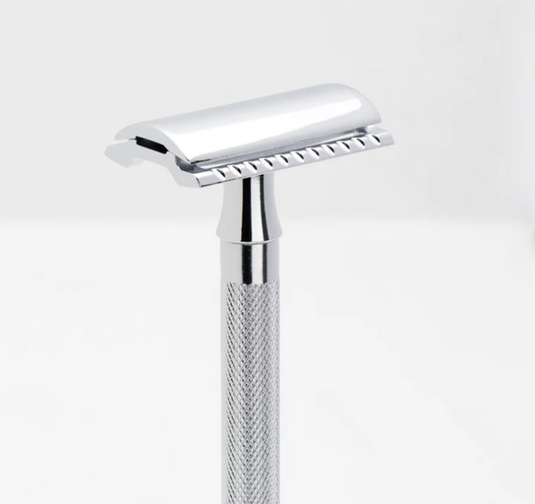 Merkur 3-Piece Safety Razor and Stand Set (Bright Chrome) - The Classic ...