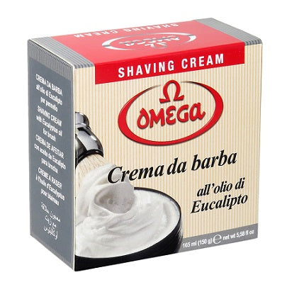 Omega Eucalyptus Shaving Soap in Bowl - The Classic Edge Shaving Store