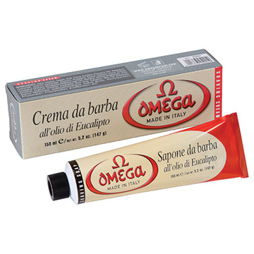 Omega Eucalyptus Shaving Soap in Tube - The Classic Edge Shaving Store