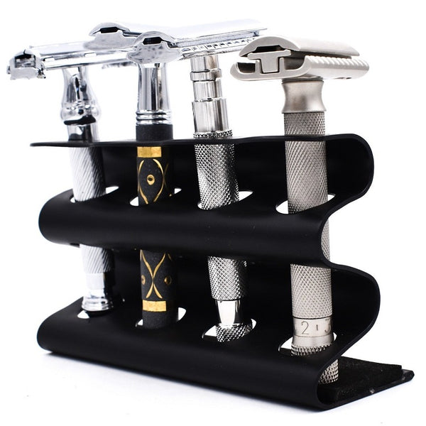 Parker Deluxe Black Safety Razor Stand, Holds 4 Razors - The Classic ...