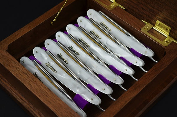 Handmade 7 Day Straight Razor Box - The Classic Edge Shaving Store